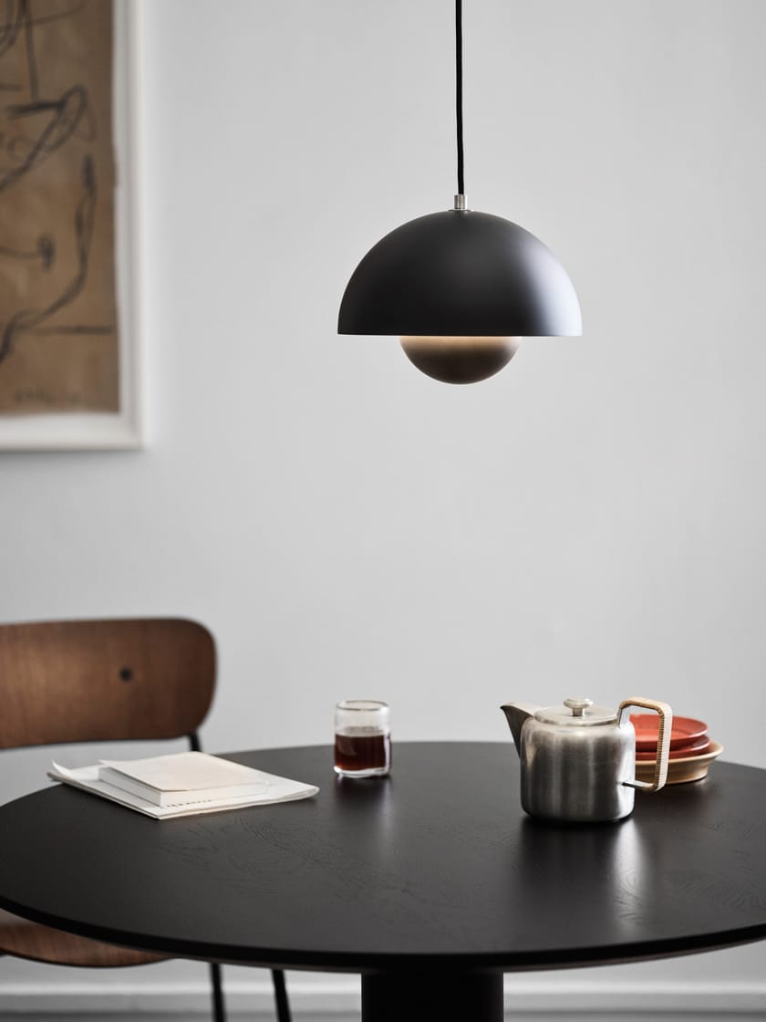 &TRADITION - FLOWERPOT VP1 MATT BLACK Metal pendant lamp By In Stock ...