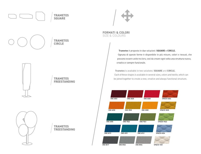 TRAMETES Fabric Acoustic wall panel By SKEMA | design Franco Driusso