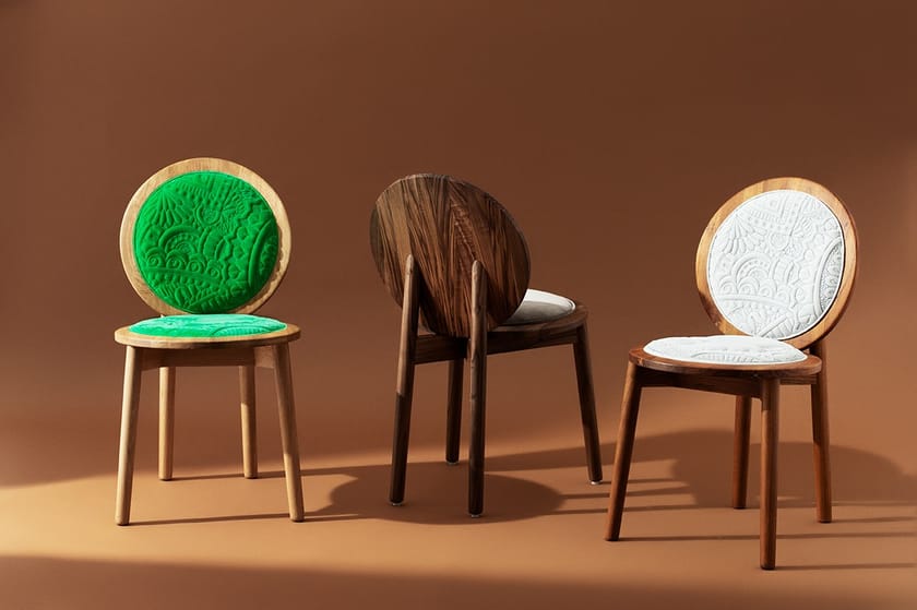 TRANQUEBAR Upholstered Harald cotton and oak chair By Calyah | design ...