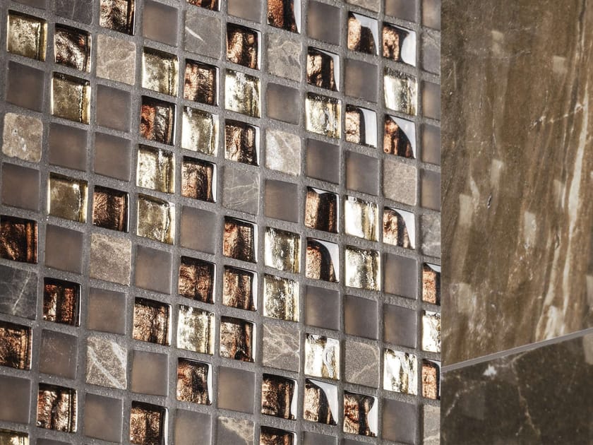 Natural stone and glass mosaic TREASURES Mix Mosaics Collection By ...