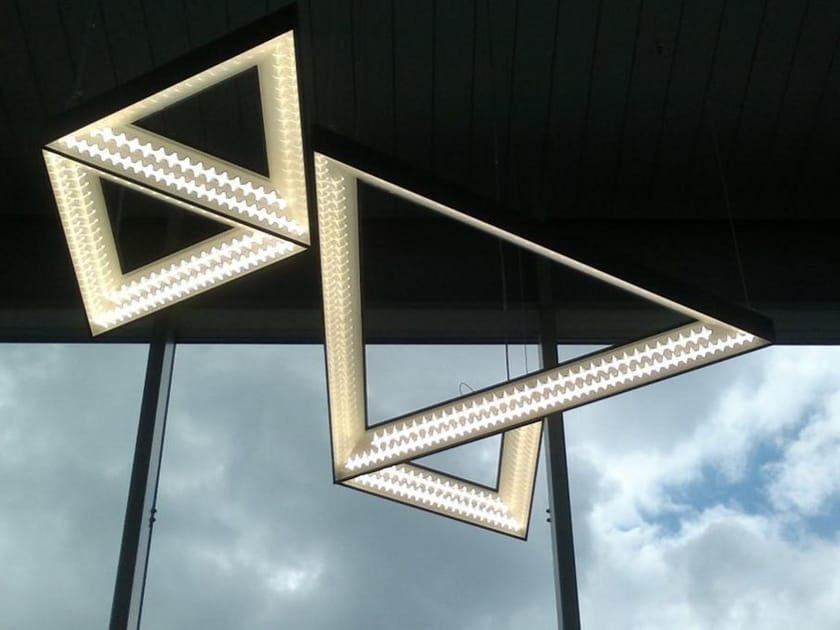 LED aluminium pendant lamp TRIANGLE By ES-SYSTEM