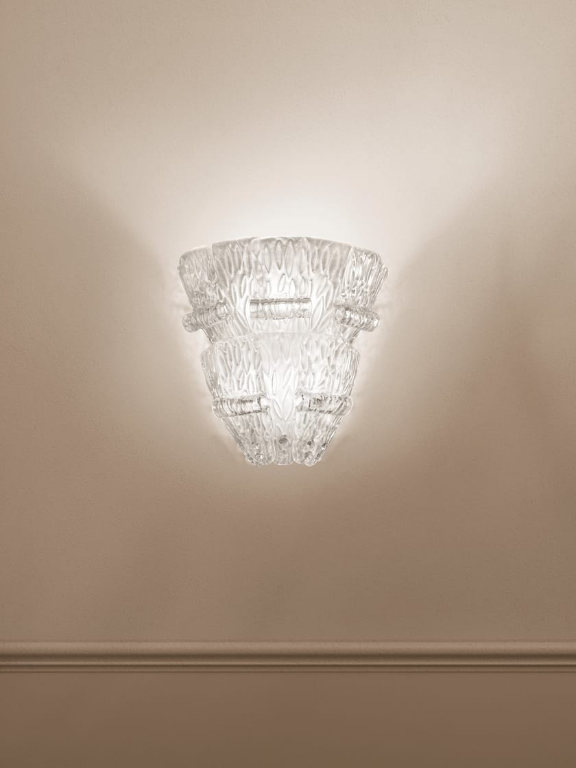 TRIBUNO Applique murale en verre By Sylcom | design Aldo Bruno Maria Teardo, Arianna Teardo