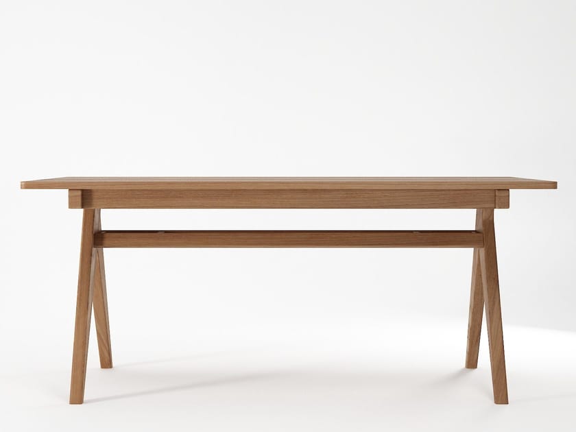 TRIBUTE Rectangular solid wood dining table By KARPENTER | design ...