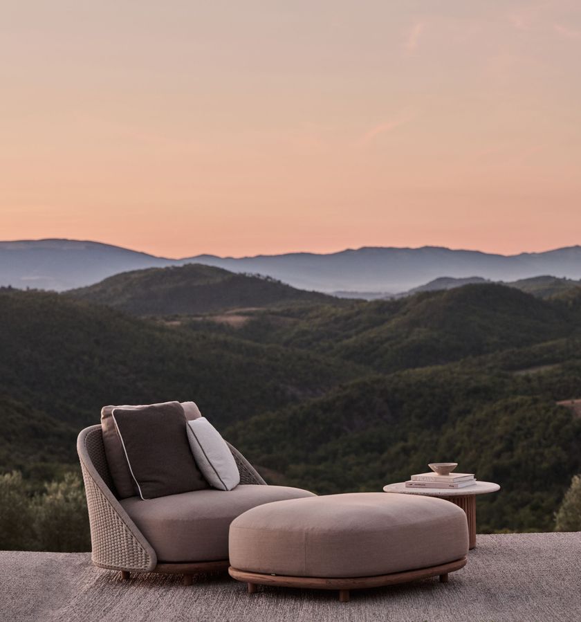 ELIO 2 seater Tricord® garden sofa By TRIBÙ