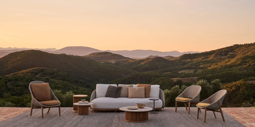 ELIO Low lounge chair By TRIBÙ