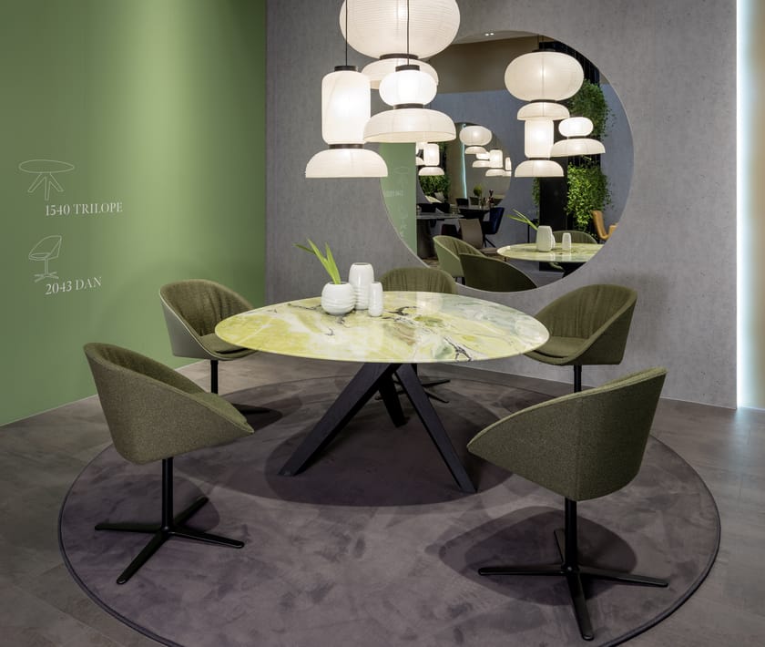 TRILOPE 1540 | Natural stone table Natural stone dining table By ...