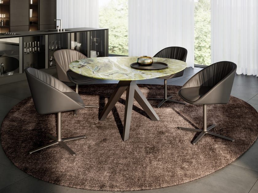 TRILOPE 1540 | Natural stone table Natural stone dining table By ...