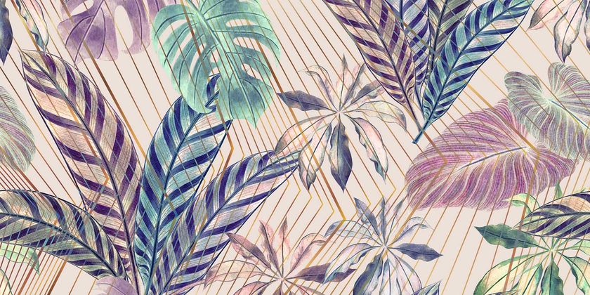 Tropical wallpaper TROPICAL STRIPE By Creativespace