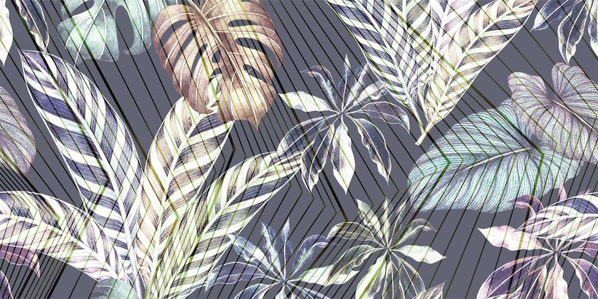 Tropical wallpaper TROPICAL STRIPE By Creativespace