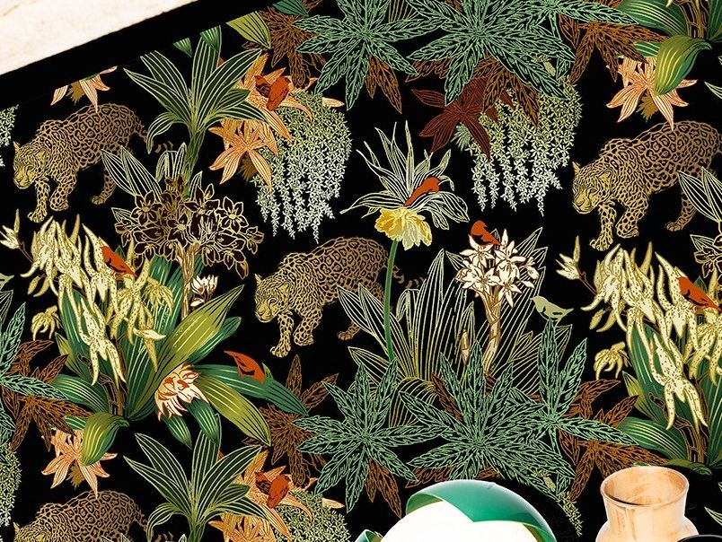 Vinyl wallpaper TROPIKO Contemporary Wallpaper 2021 Collection By Wall ...
