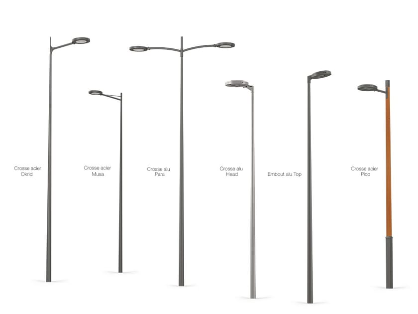 Farola LED de aluminio TSANA By GHM-ECLATEC