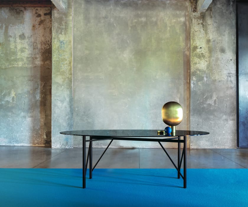 TUBOLAR | Oval table By Mentemano