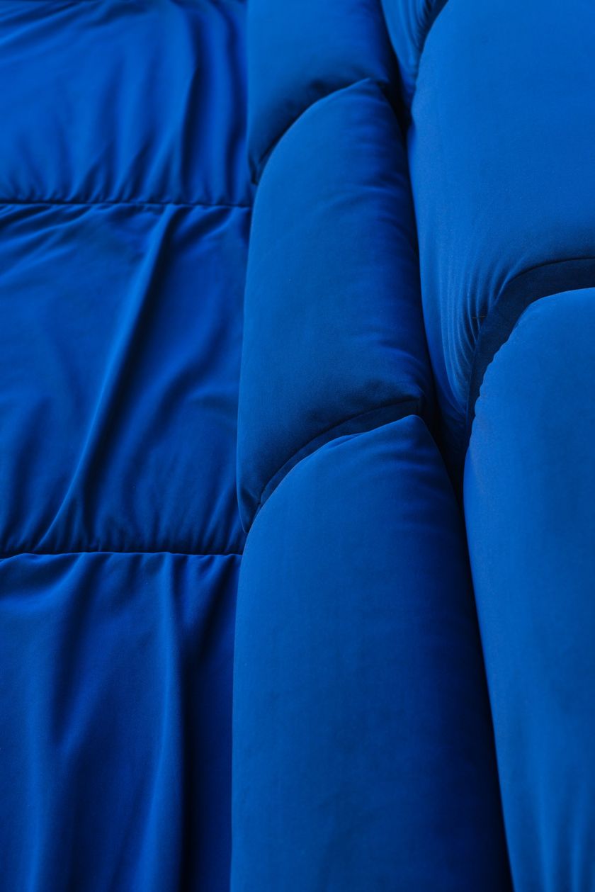 TUBULAR | Sofá 3 lugares Sofá 3 lugares de veludo By RINOCCA