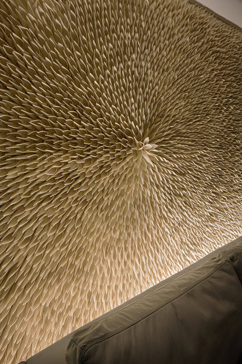 TULIP RADIAL | Wool felt decorative acoustical panel By Anne Kyyrö ...