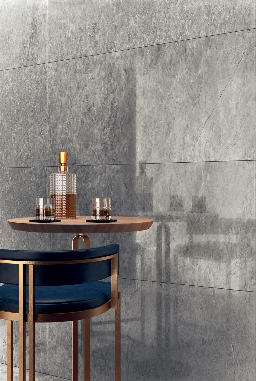 Revestimiento de pared/suelo de gres laminado efecto mármol ALLURE ...