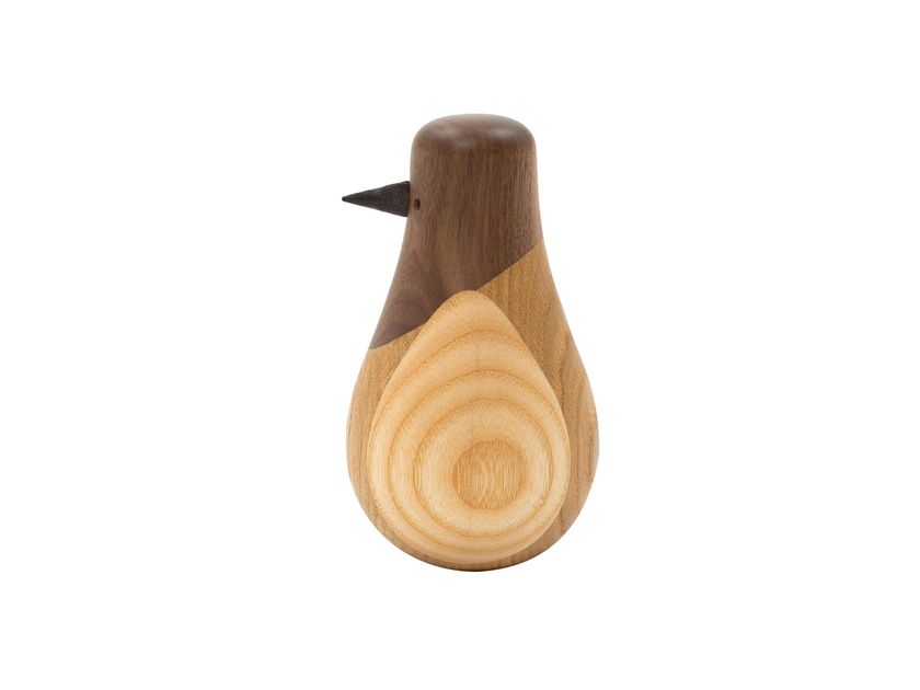 Wooden decorative object TURNED BIRD PIGEON By Hem design Lars Beller ...