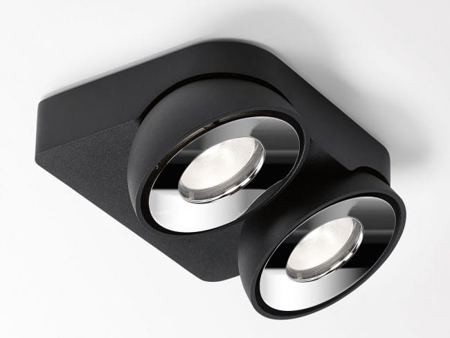 TWEETER M ON LED multiple adjustable spotlight By Deltalight