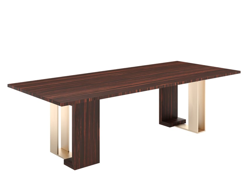 Rectangular wooden table TYCOON Tycoon Collection By Capital Collection ...