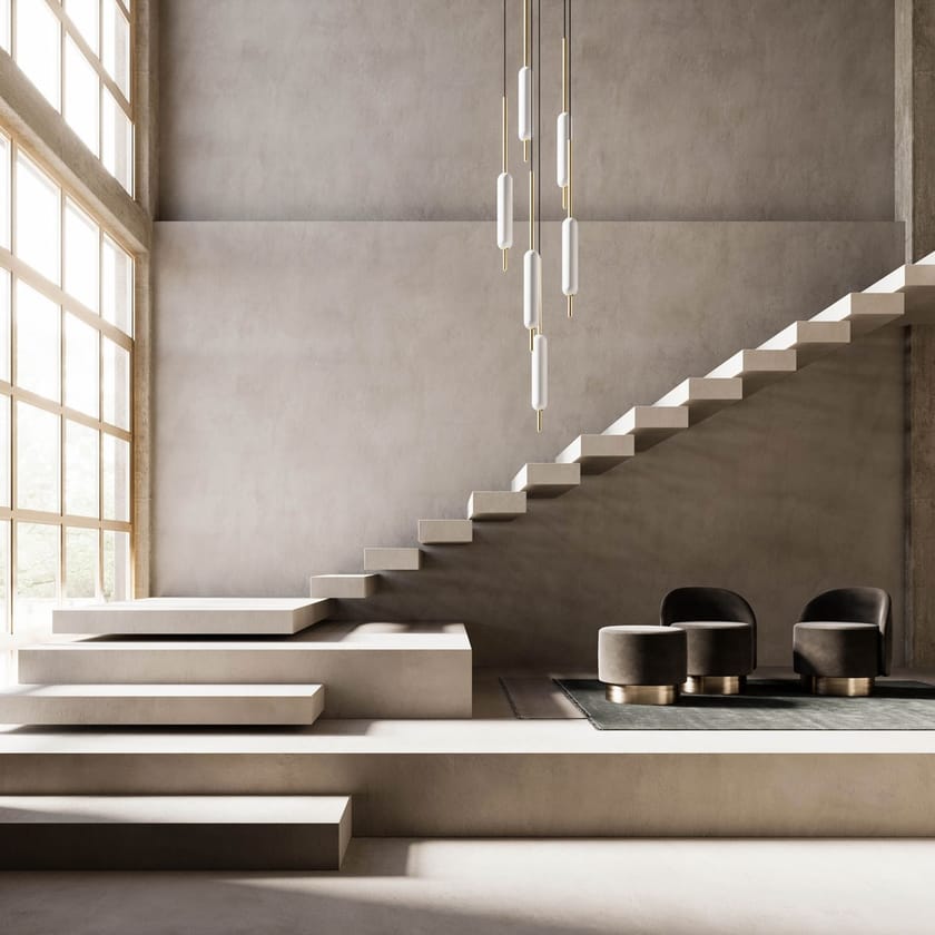 TYPHA 285.03 Lámpara colgante LED de latón By Il Fanale | design Calvi ...