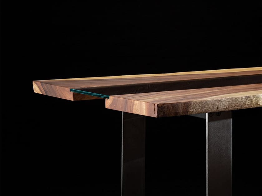 Mesa en madera y vidrio Mesa By Bruno Spreafico | design Bruno Spreafico