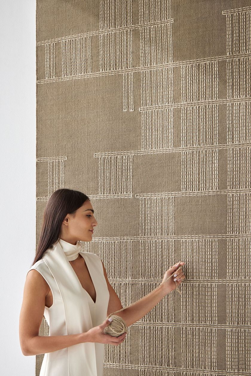 HILO BEIGE Rug By Tacto | design Aranda Aloy Enblanc