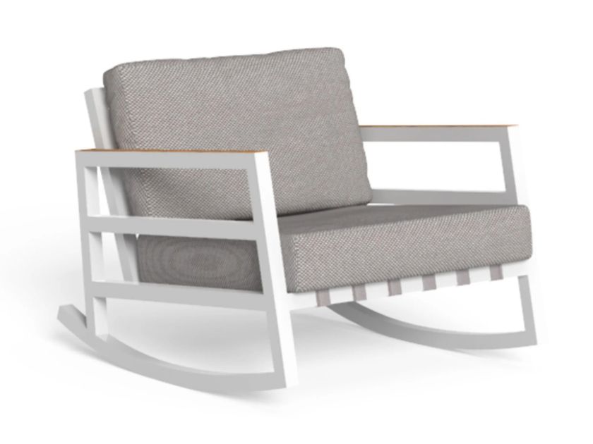 ALABAMA ALU Schaukel- Gartensessel mit Armlehnen By Talenti