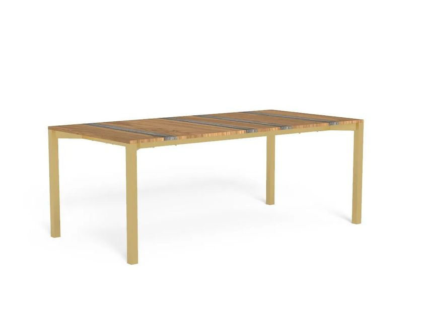 CASILDA Rectangular wooden garden table By Talenti | design Ramón Esteve