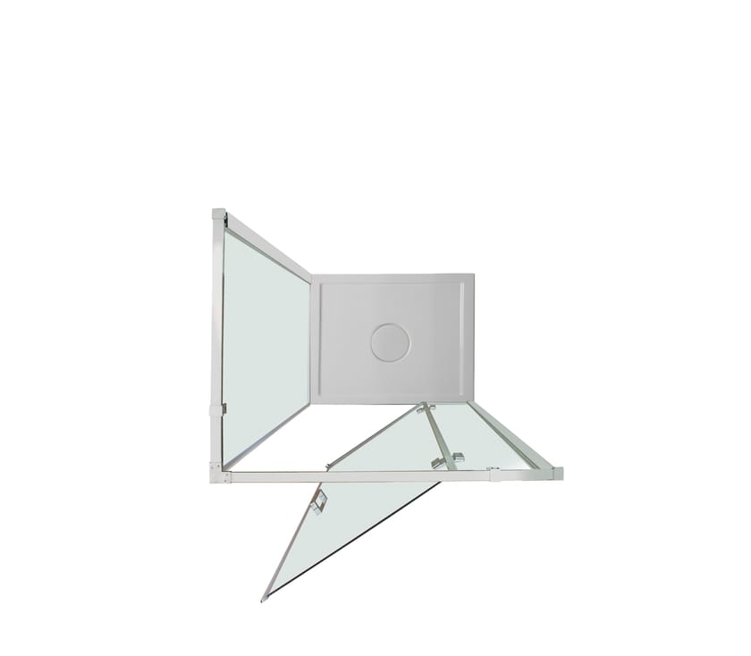 Box doccia angolare in alluminio e vetro TPB72 - Tamanaco - Edilportale