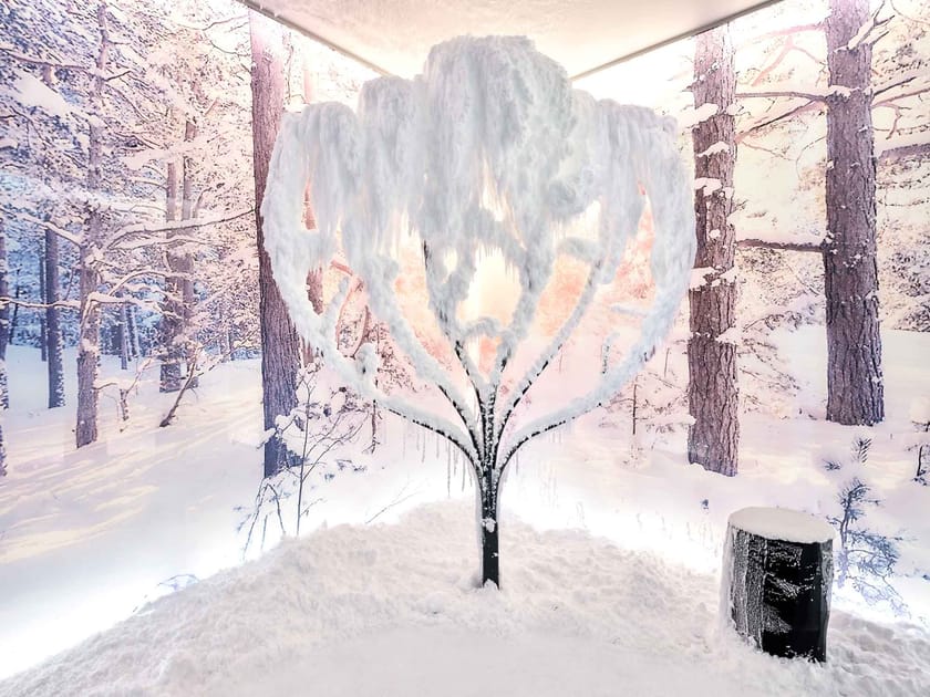 SNOWROOM FOREST DESIGN Snow sauna By TechnoAlpin Indoor