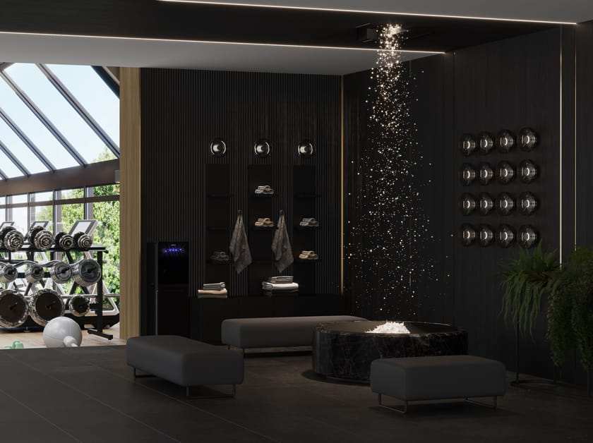 SNOWSKY Ice fountain By TechnoAlpin Indoor