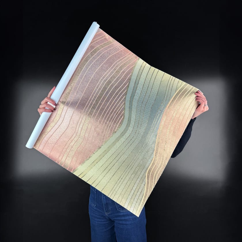 AURIC WAVES Wallpaper By Tecnografica