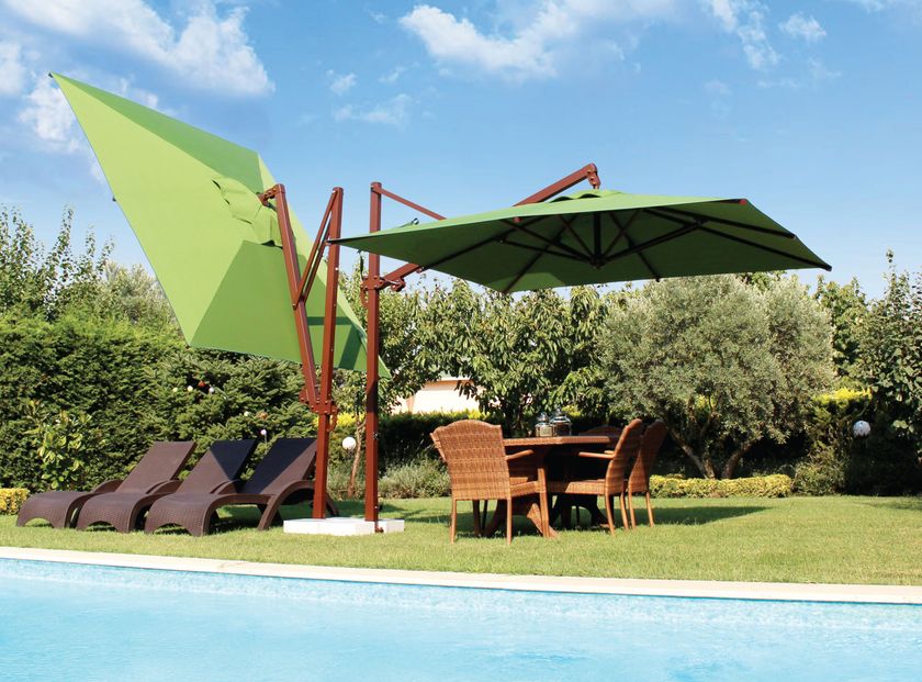 BANANA PLUS DOUBLE SQUARE Garden umbrella By The Umbrella House