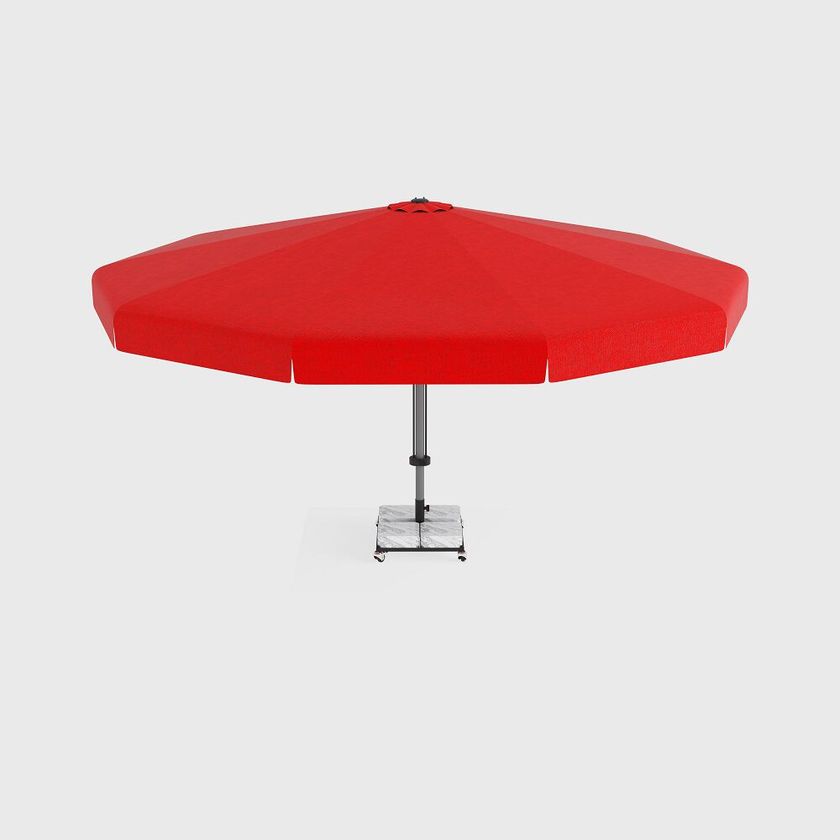 LUX MANUAL TELESCOPIC SYSTEM CIRCULAR Garden umbrella By The Umbrella House