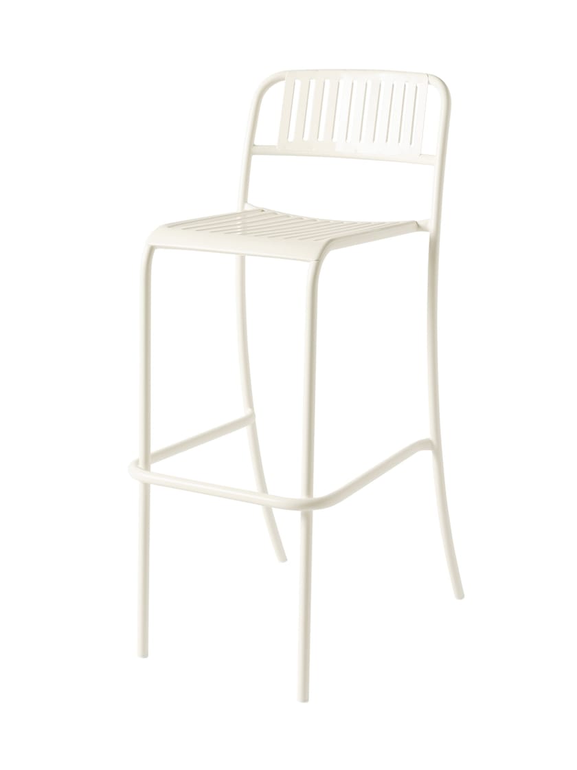 PATIO SLATTED HIGH CHAIR Stool By Tolix | design Pauline Deltour