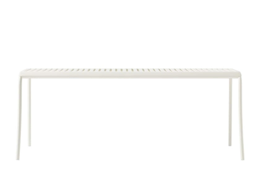 PATIO SLATTED BENCH Garden bench By Tolix | design Pauline Deltour