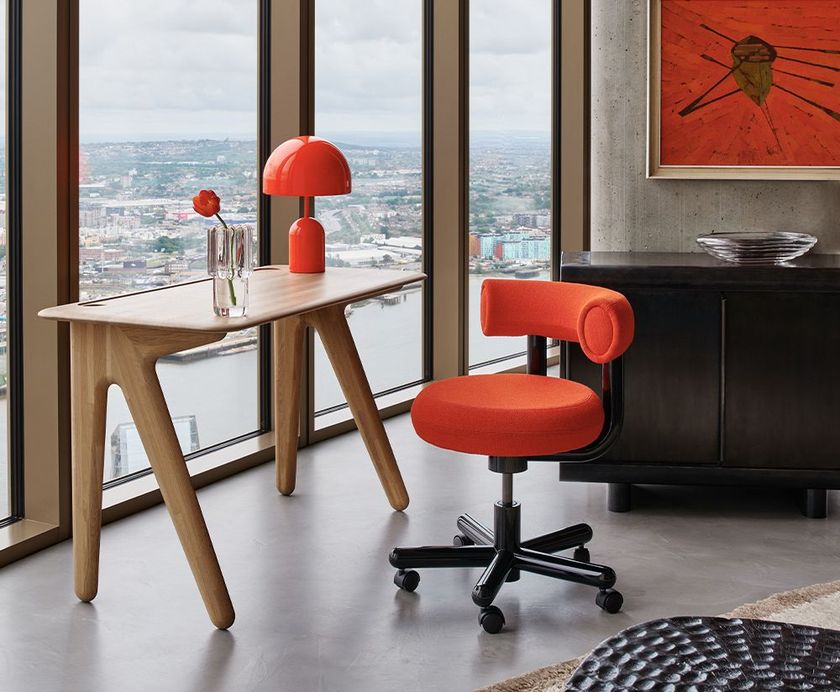 FAT WORK Chair with castors By Tom Dixon