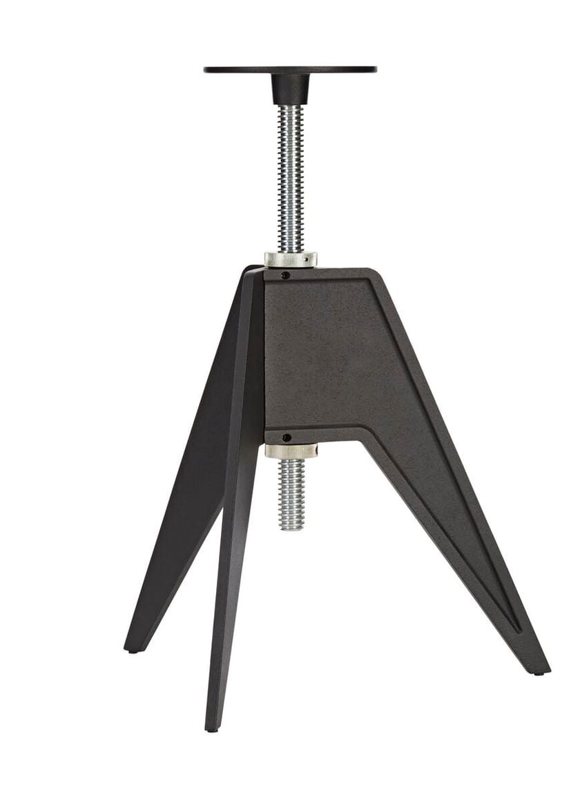 SCREW CAFE TABLE Height-adjustable round marble coffee table By Tom ...