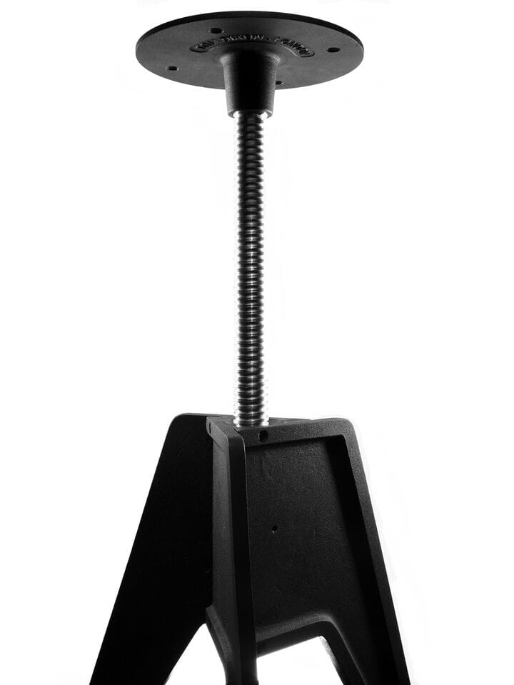 SCREW SIDE TABLE Height-adjustable round marble coffee table By Tom ...