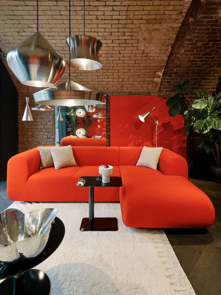 UNBEATEN TALL LED aluminium pendant lamp By Tom Dixon | design Tom ...