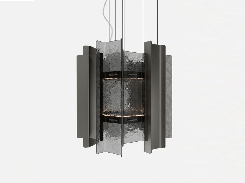CATHEDRAL Dimmable LED glass pendant lamp By Tonelli Design