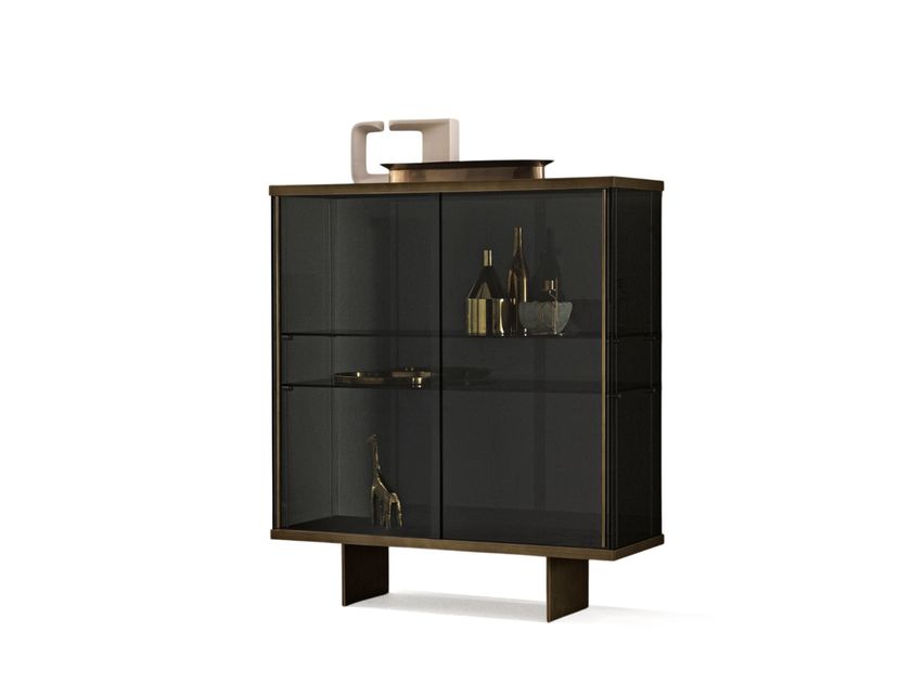 EAST SIDE Glass display cabinet with integrated lighting By Tonelli ...