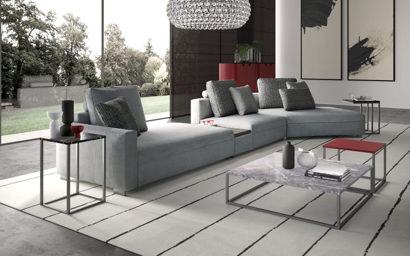 STONE Sectional modular sofa By Tremolada
