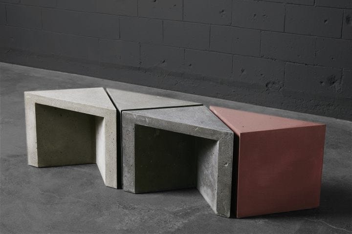 Triangular coffee table By AtelierB