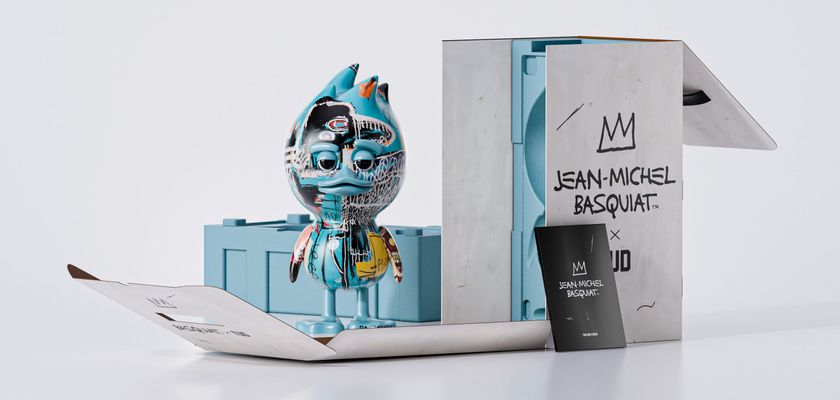 TUD x Basquiat Scultura in ABS By Tud Toy