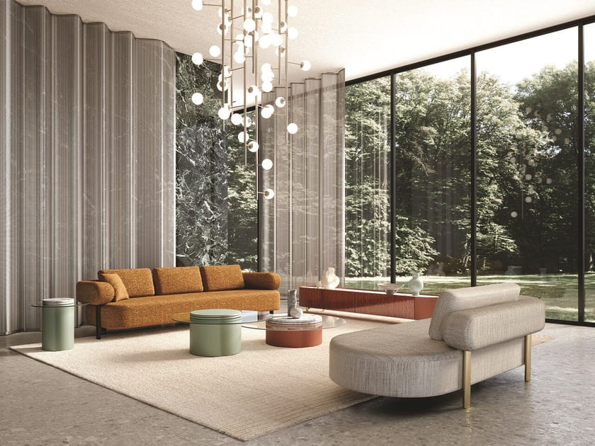 ROMA 3 seater fabric sofa By Turri | design Monica Armani