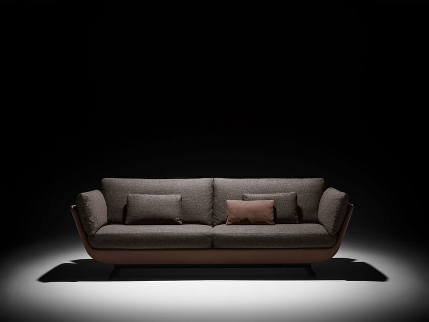 BIGGIE MONO 3 seater fabric sofa By Twils | design Luca Nichetto