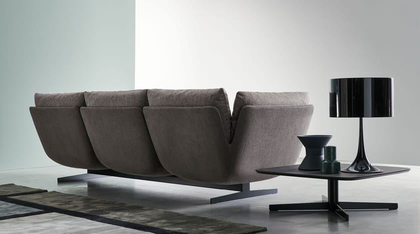 BIGGIE 3 seater sectional fabric sofa By Twils | design Luca Nichetto