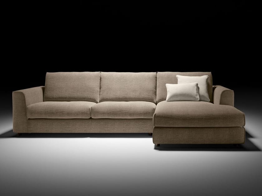 RAPHAEL Sofá de tela con chaise-longue By Twils