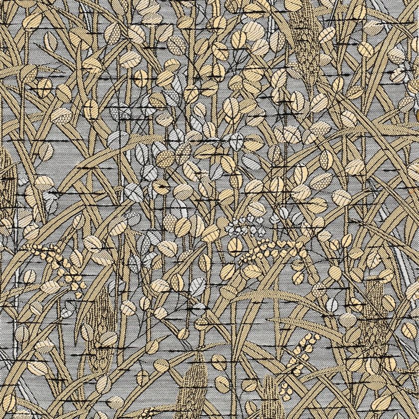 Jacquard fabric with floral pattern UKIYO MONOGATARI By Dedar