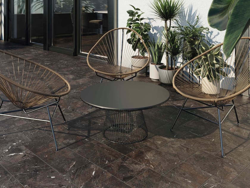 Wall/floor tiles with stone effect UMBRA By Inalco